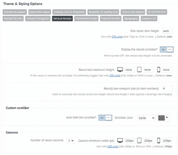 Vertical Results Layout - Ajax Search Pro for WordPress