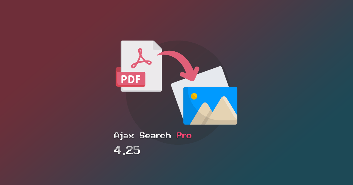 PDF thumbnails - Ajax Search Pro for WordPress v4.25